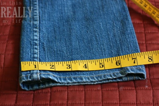 Jeans Leg Opening Measurement