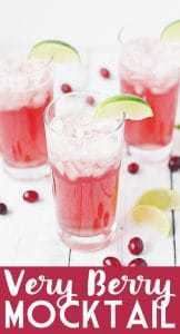 Absolutely Delicious Very Berry Mocktail - Half-Scratched