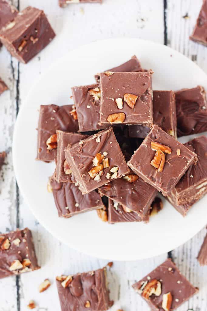 Grammy's Easy Homemade Fudge - Half-Scratched