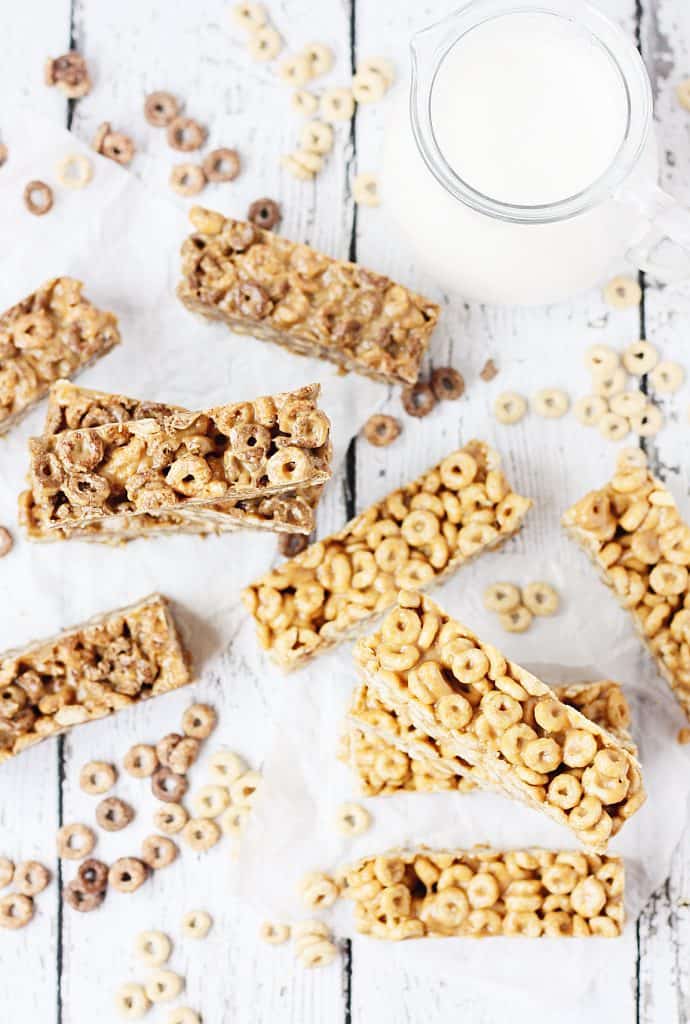 Easy No-Bake Cereal Bars - Half-Scratched