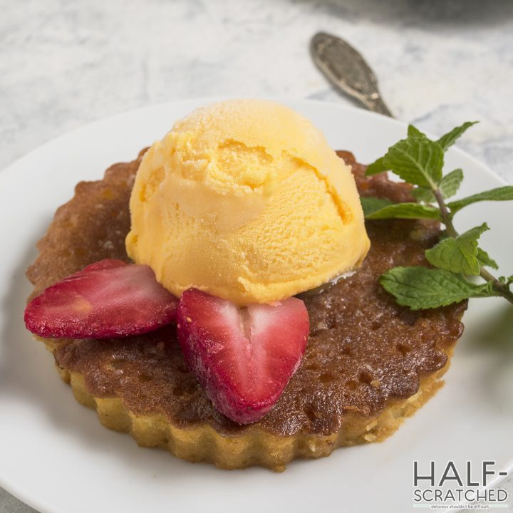 Warm Butter Cake - Half-Scratched