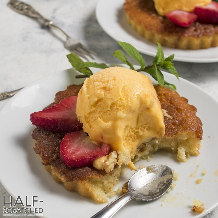 Warm Butter Cake - Half-Scratched